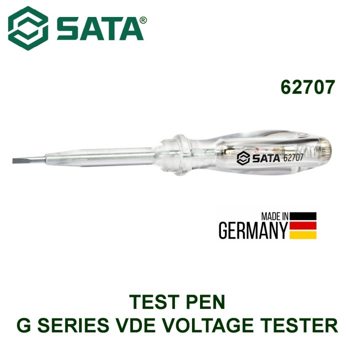 SATA TOOLS TESPEN TEST PEN 62707 - G-SERIES VDE VOLTAGE TESTER | Lazada ...