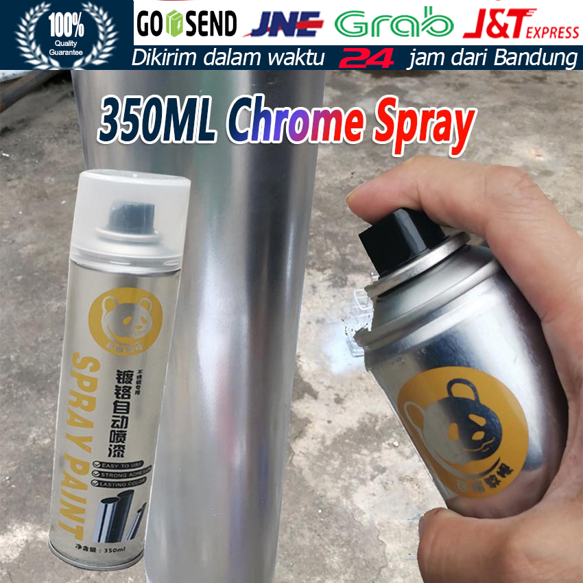 Cat Semprot Chrome 350ml Chrome Spray Pain Warna Chrome Krum Stainless ...