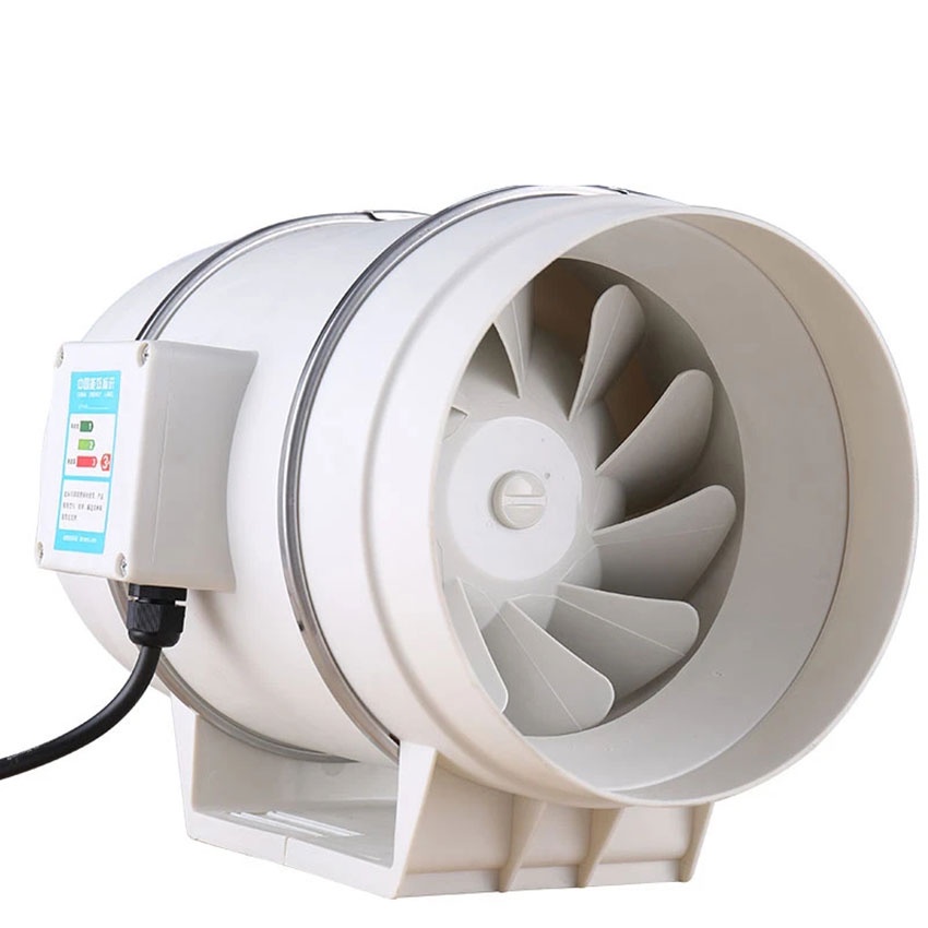 5 Inch Inline Duct Fan Booster Exhaust Blower Air Cooling Vent ...