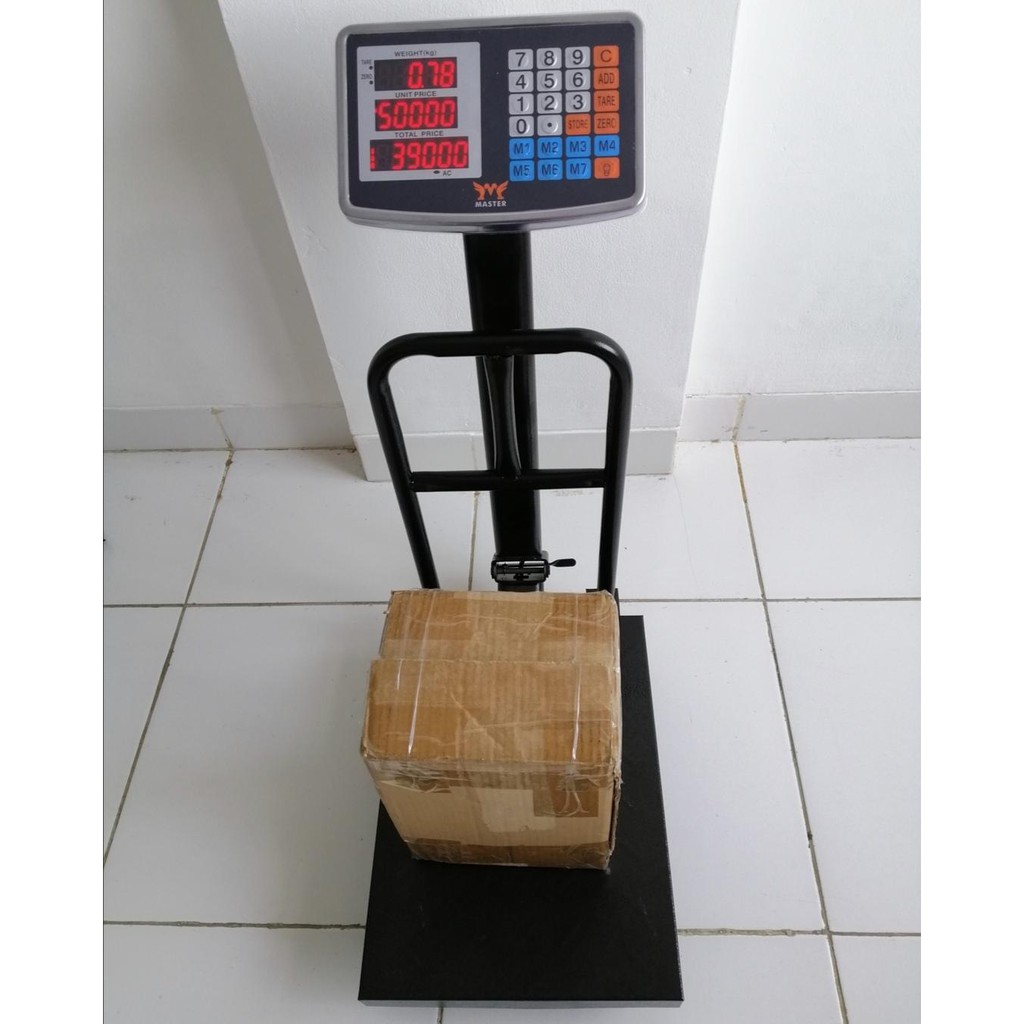TIMBANGAN 100 kg/150kg/200kg/300kg Timbangan Duduk Digital DOUBLE ...
