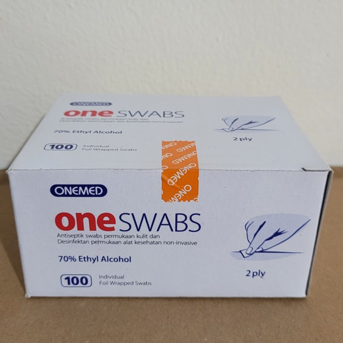 Alcohol ONE Swab ONEMED / alkohol Swab 2 ply /Tissue Antiseptik ...