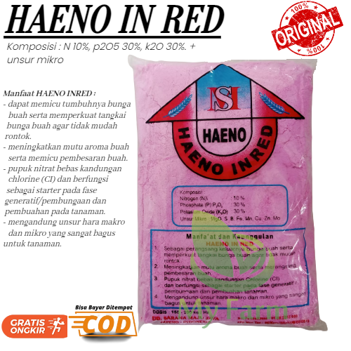 Pupuk Haeno Inred 1.7 Kg Obat Nitrat Perangsang Pebesaran Dan Anti ...