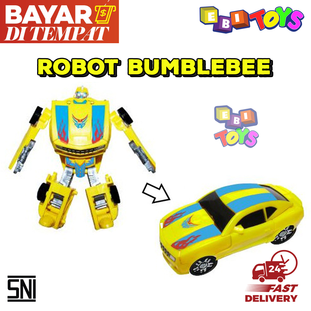 [BISA COD] EBI - Robot Bumblebee Toobot Bumblebee Robot Berubah Jadi ...