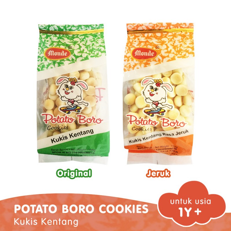 MONDE POTATO BORO BISKUIT CEMILAN BAYI-ORIGINAL | Lazada Indonesia