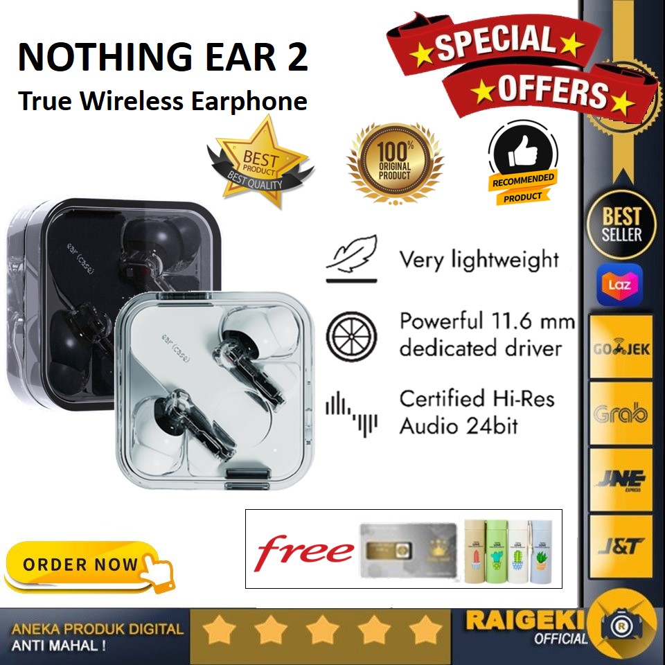 Nothing Ear 2 TWS / Nothing Ear2 Original | Lazada Indonesia