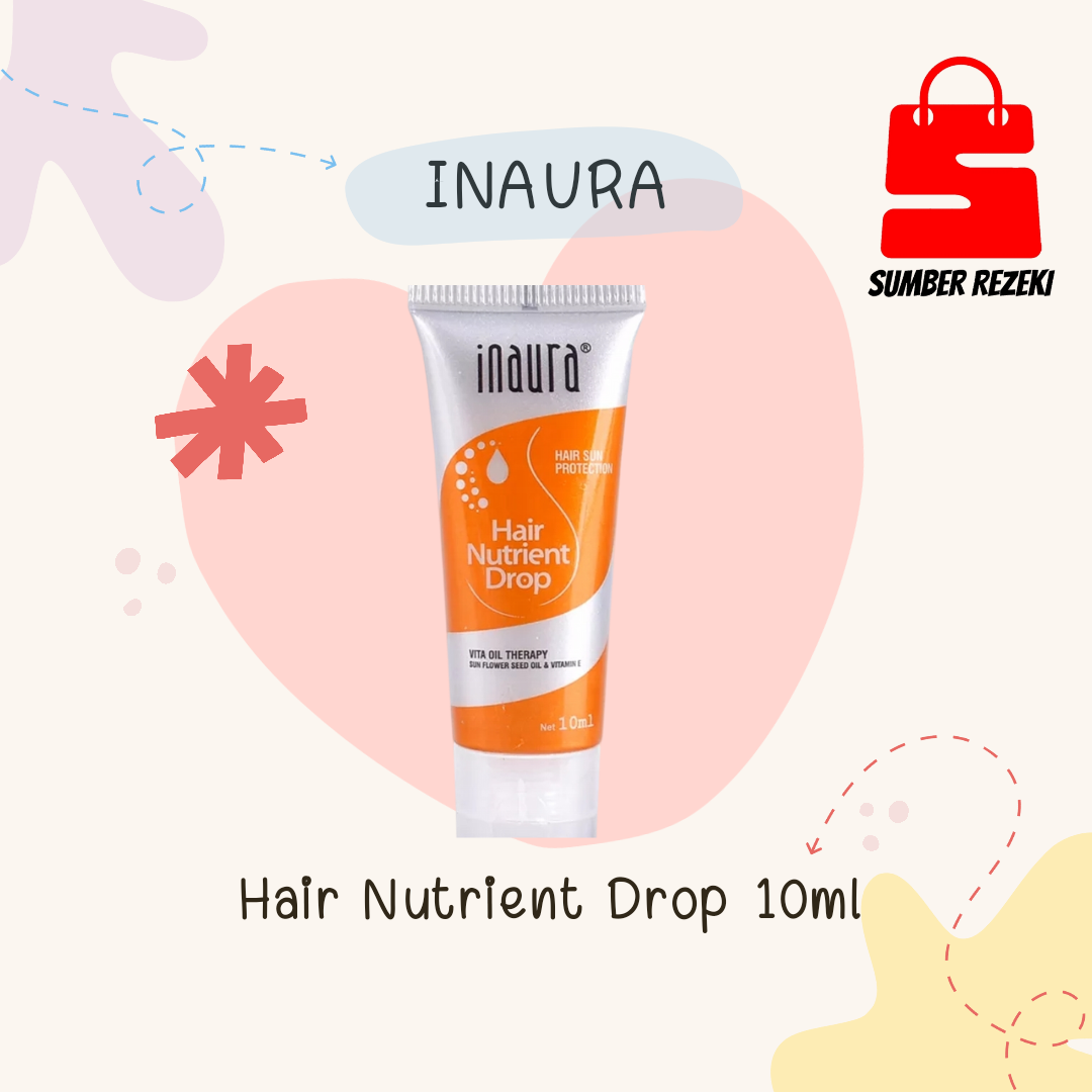 INAURA Hair Nutrient Drop 10ml Vitamin rambut Rusak/Warna | Lazada ...