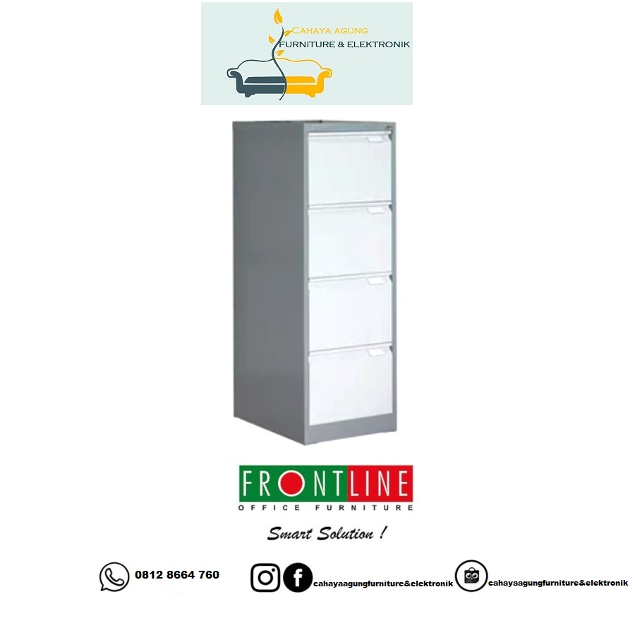 Filling Cabinet Frontline FC D4A / Lemari Arsip Kantor Besi 4 susun ...