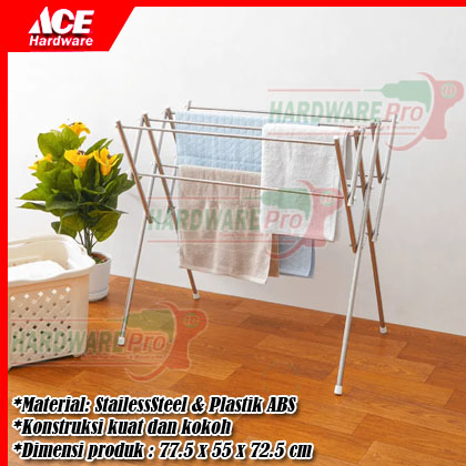 Jemuran Baju Lipat Rak Jemuran Stainless Steel Stora Ori Ace Hardware ...