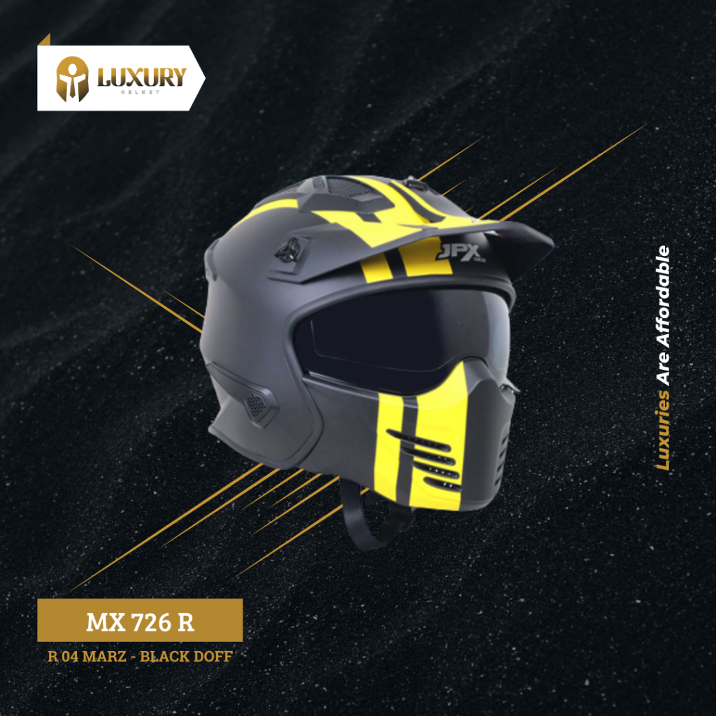 Helm JPX MX 726-R - R 04 MARZ - HalfFace - FullFace - Modular | Lazada ...