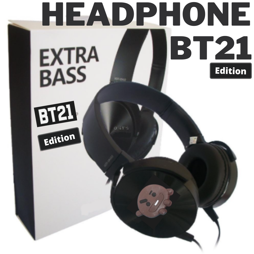 BTS Headphone Bando Kabel Universal KPOP Army BT21 Karakter Chimmy ...