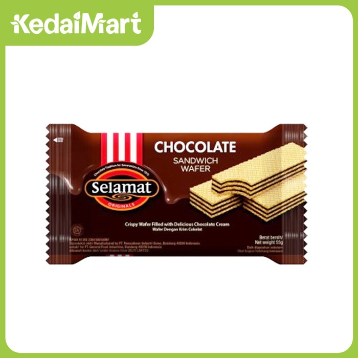 Selamat Wafer Chocolate 60 Gram | Lazada Indonesia