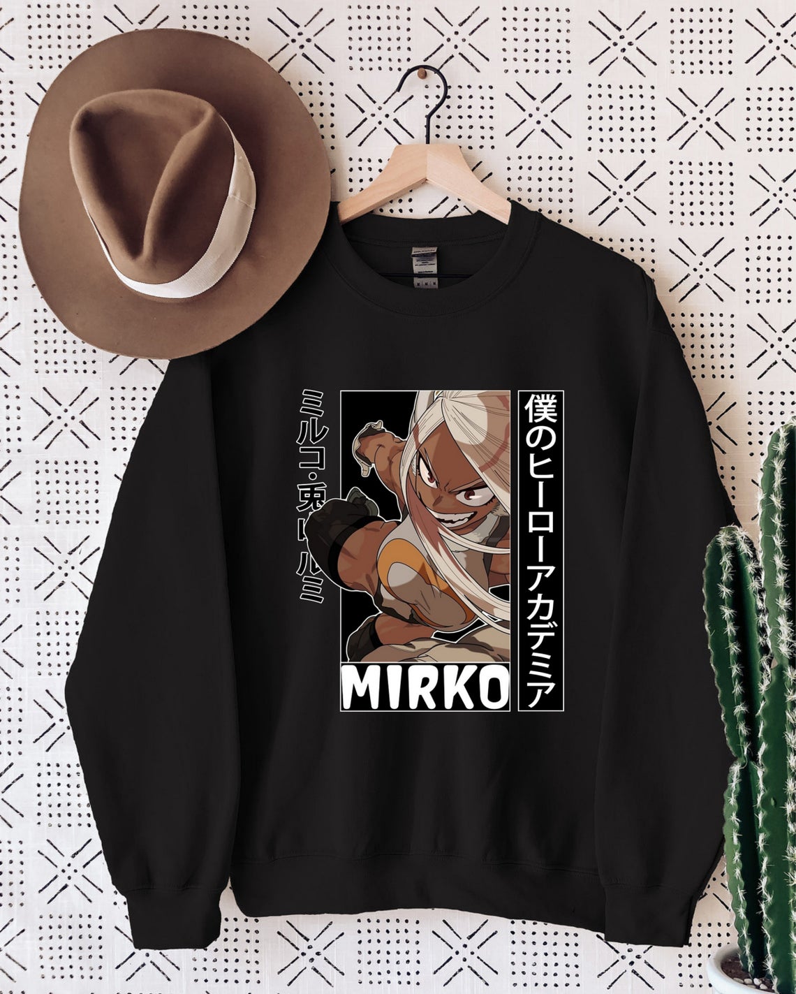 Crewneck Rabbit Hero Mirko BNHA Boku No Hero Academia Anime Manga ...