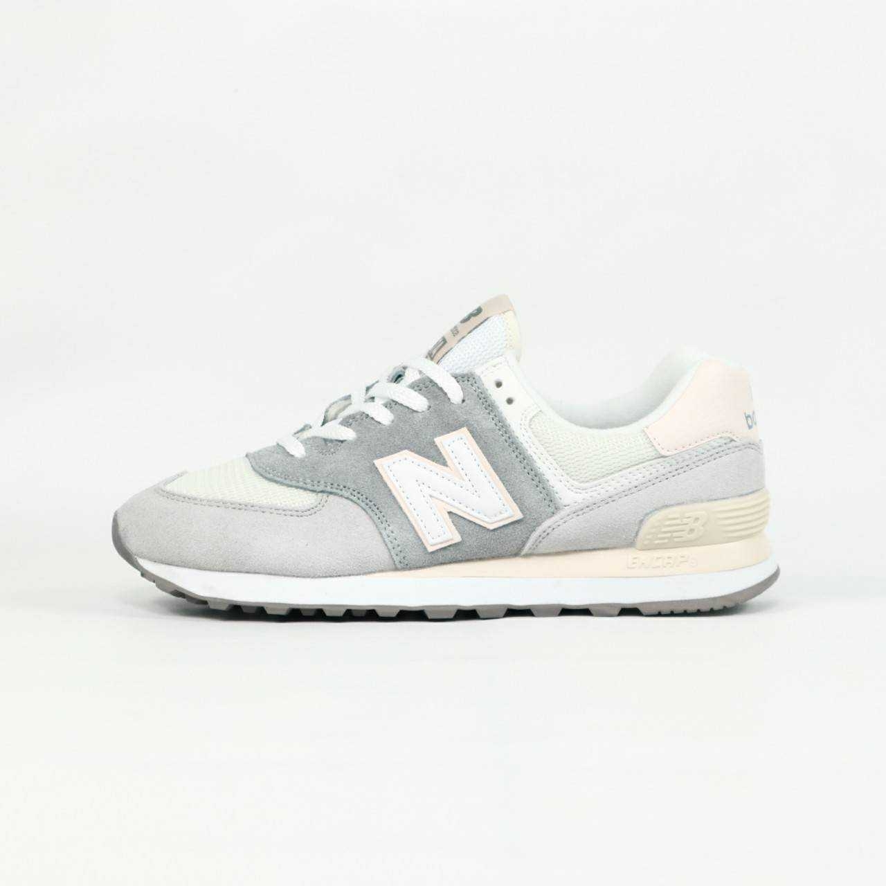 New Balance 574 BNIB/BNIBWT Full Tag Barcode Bahan Leather Suede Sepatu ...