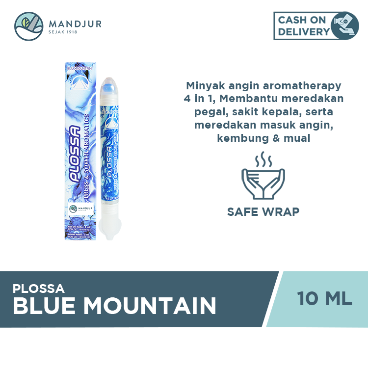 Minyak Angin Plossa Biru Cool Mountain Original 10ml | Lazada Indonesia