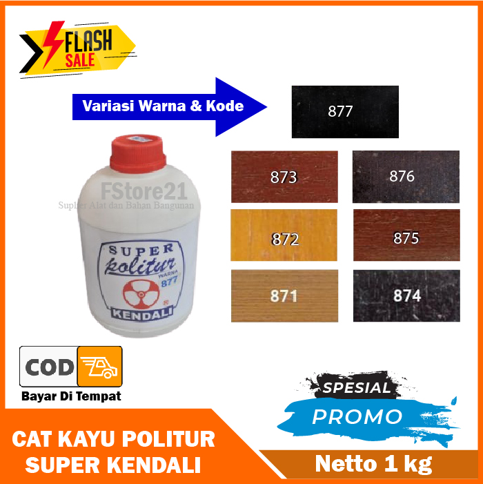 Cat Politur KENDALI Plitur Pernis Kayu Plitur Kayu Cat Politur Super ...