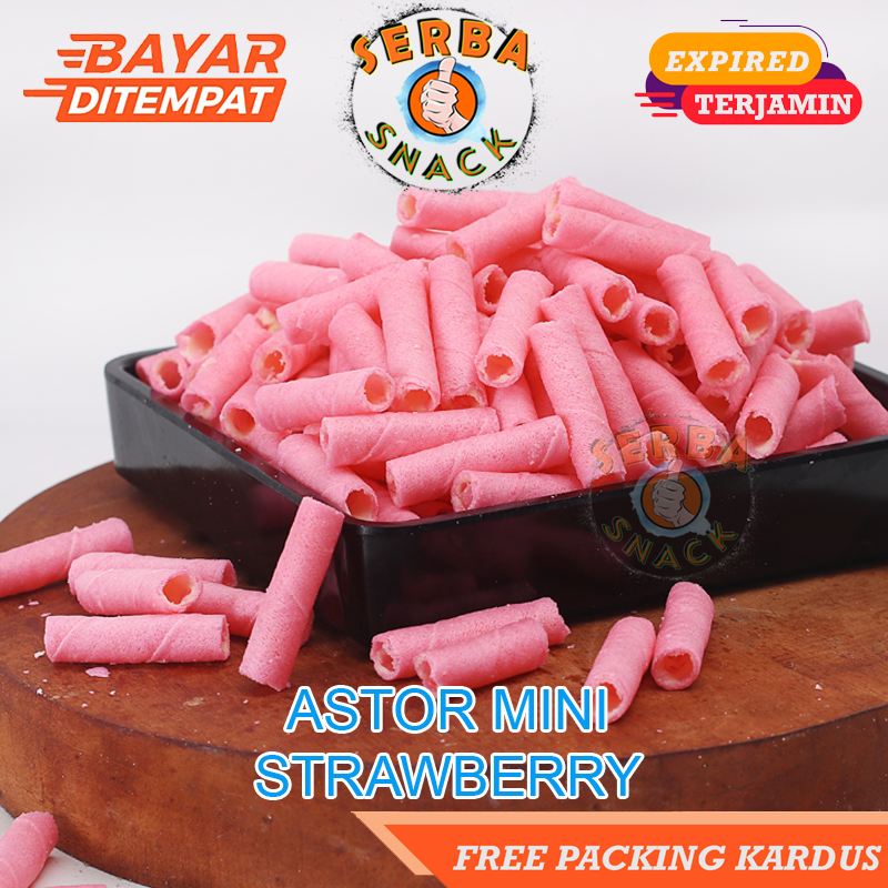 Stik Astor Mini Kiloan Barcelona 250g Makanan Anak Coklat Strawberry ...