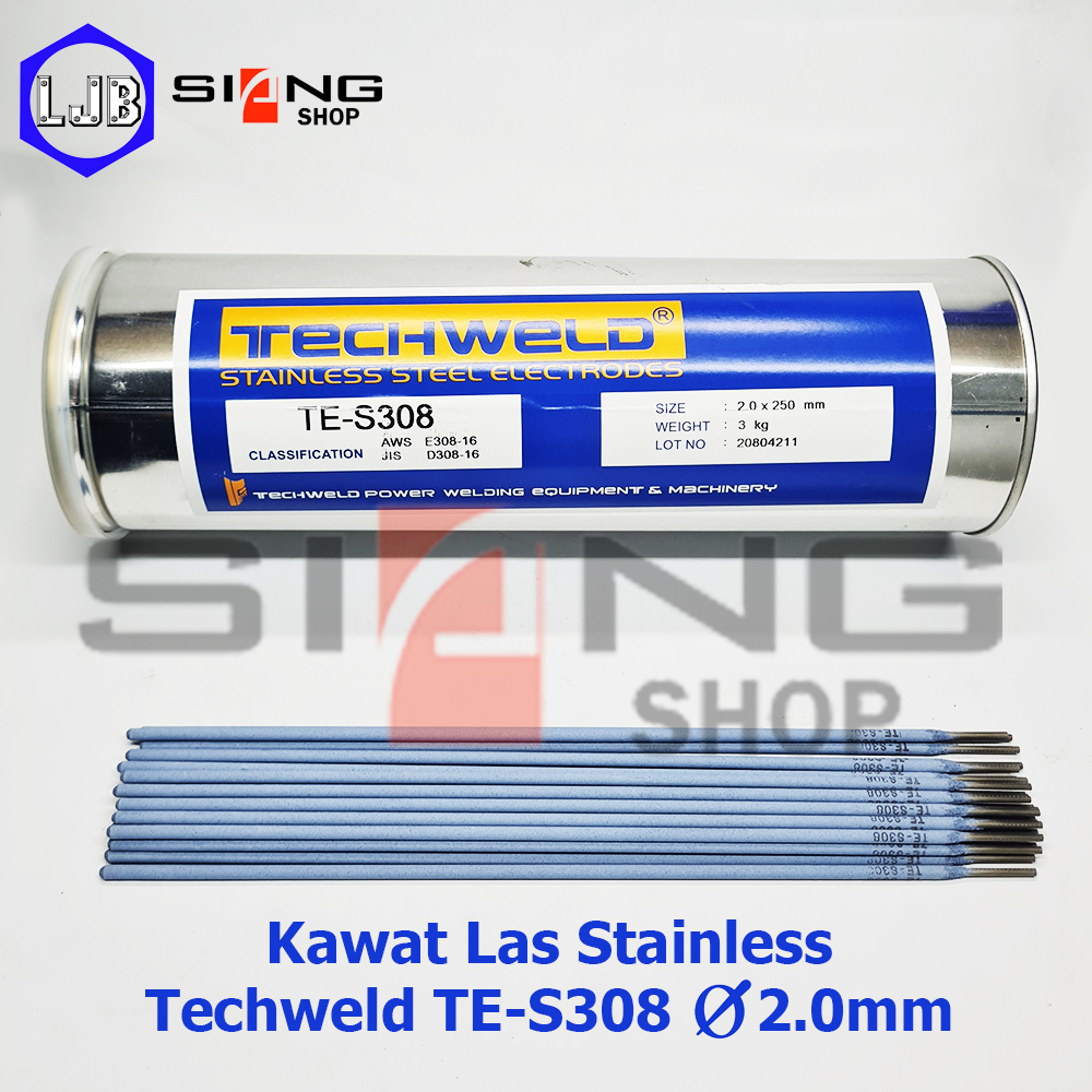 TECHWELD TE-S308 2.0mm Kawat Las Stainless (Per 1 KG) | Lazada Indonesia