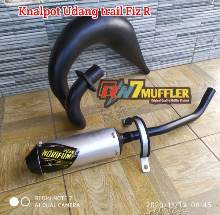 Knalpot norifumi udang trail trabas yamaha fizr f1zr pnp setiap rangka ...