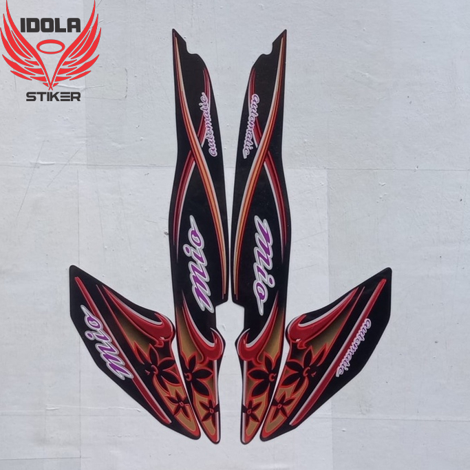 Stiker Striping Yamaha Mio Sporty 2005 Motif Bunga - List Stiker ...