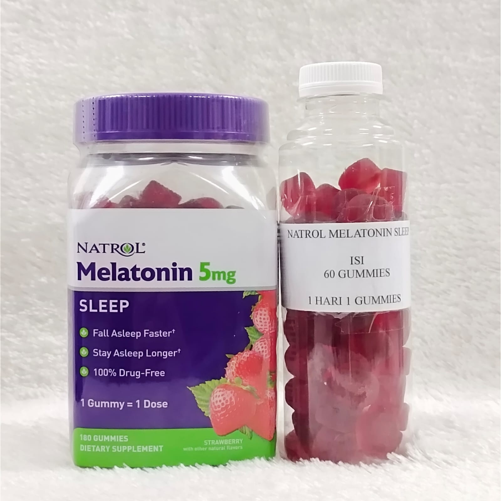 Natrol Melatonin Sleep 5mg 60 Gummies - REPACK | Lazada Indonesia