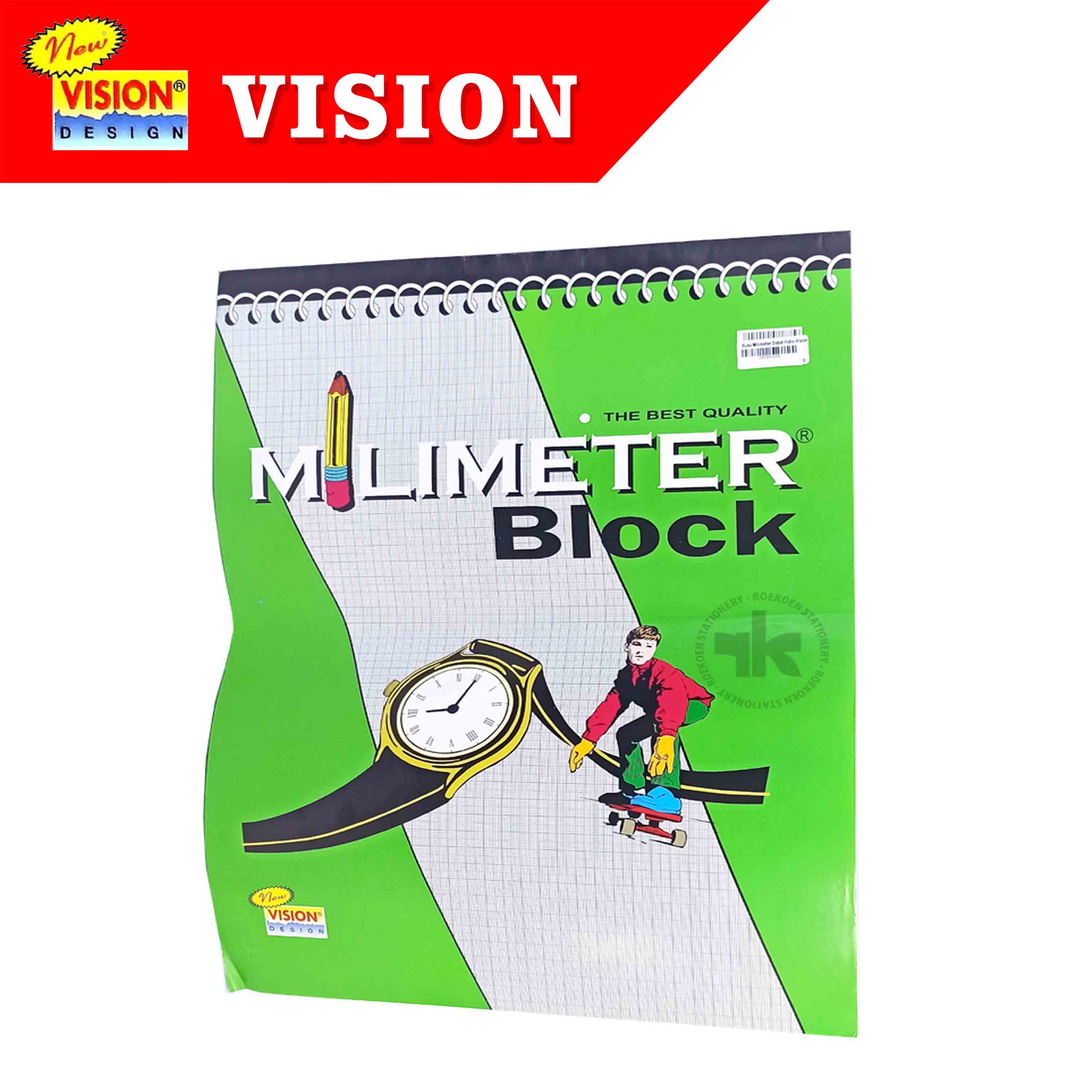 Buku Milimeter Block Vision Double Folio - Milimeter Blok | Lazada ...