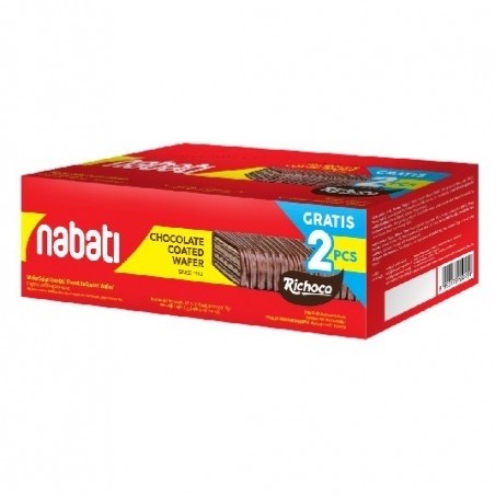 Nabati Chocolate Coated Wafer isi 12 pcs | Lazada Indonesia