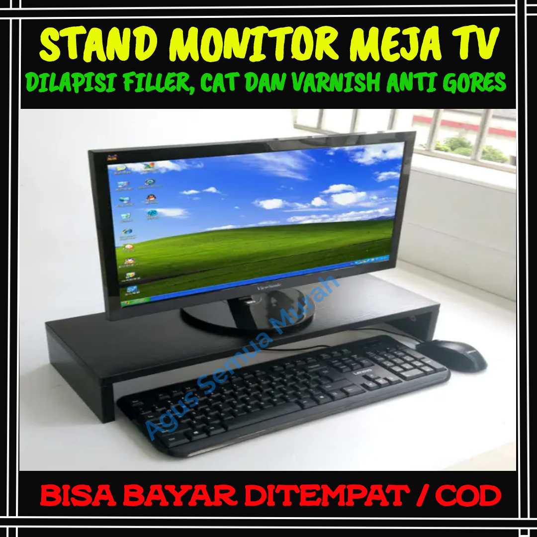 Stand Monitor Rak Meja Rakit Laptop Dudukan Alas Tatakan Layar Tv ...