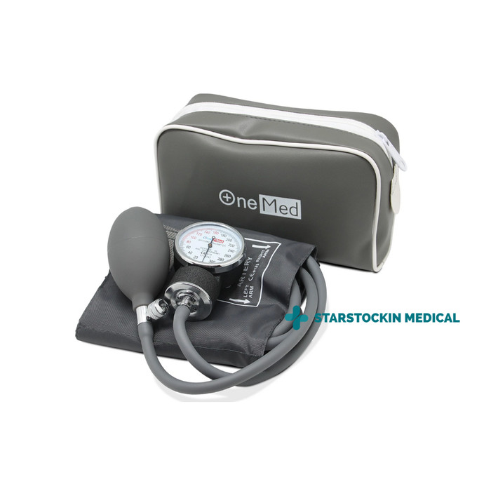 Tensimeter Manual Onemed Tensi Aneroid 200 Jam Kompas Abu-abu | Lazada ...