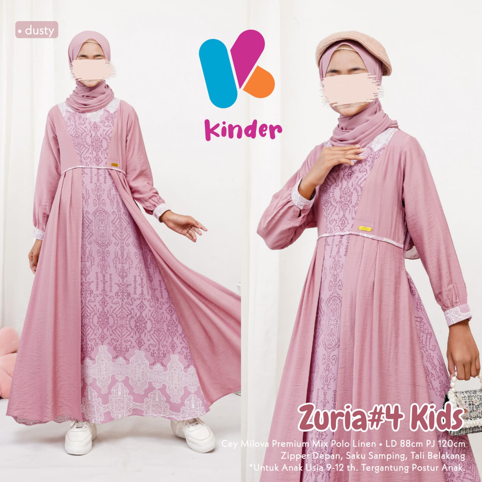 Inspirasi Model Gamis Anak untuk Penampilan yang Menawan - Zuria #4 ...