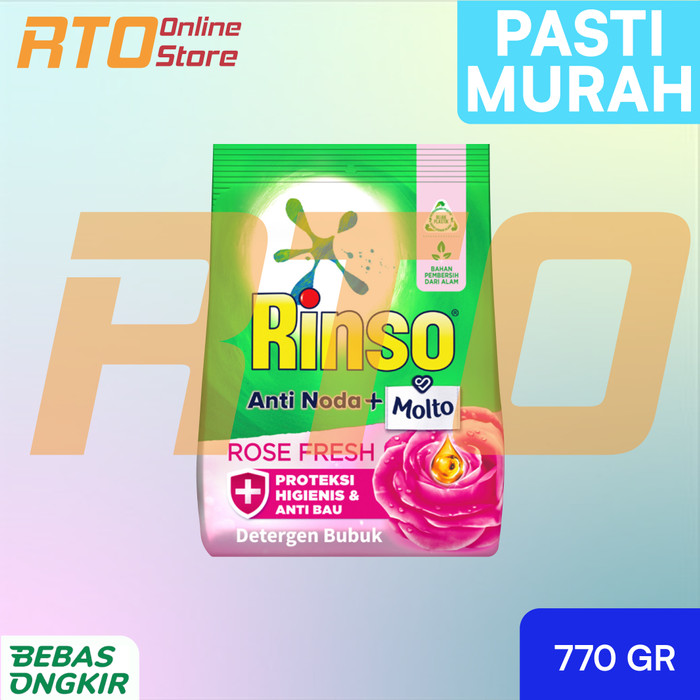 RINSO MOLTO DETERJEN ANTI NODA BUBUK PEWANGI 770GR | Lazada Indonesia