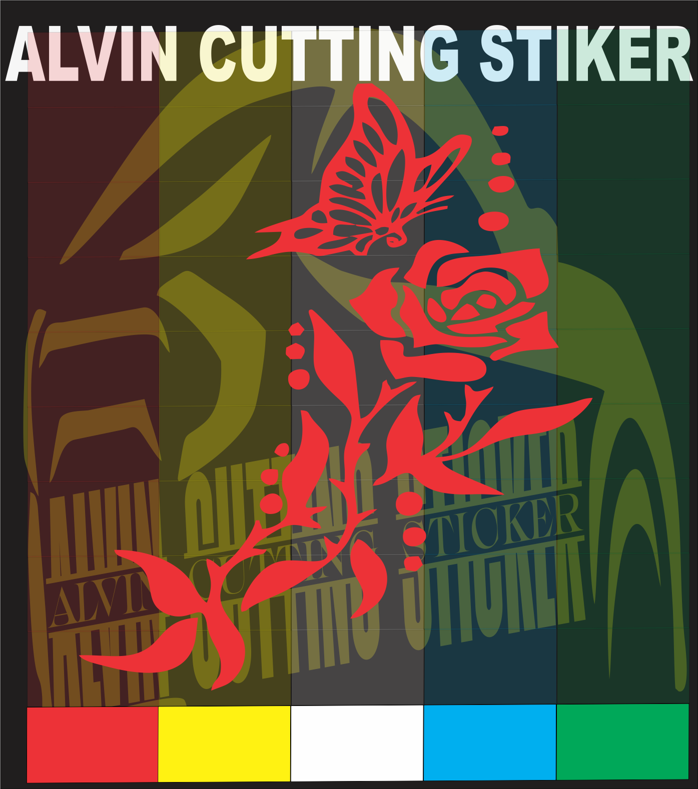 CUTTING STICKER MOBIL GAMBAR BUNG BATIK KEREN | Lazada Indonesia