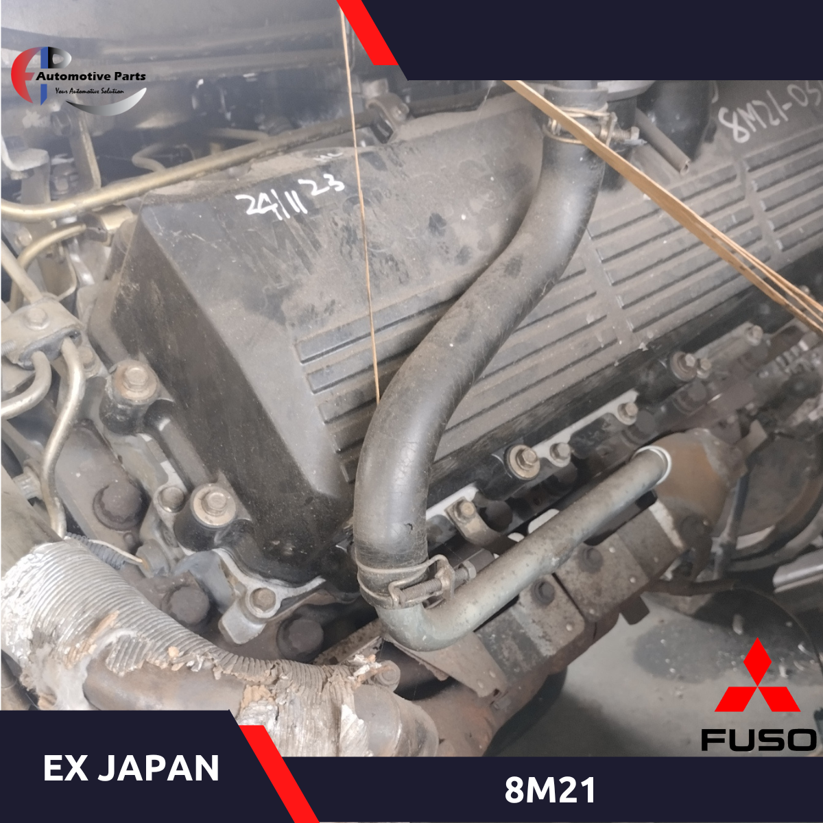 ENGINE MESIN 8M20 8M21 MITSUBISHI FUSO SUPER GREAT EX JAPAN | Lazada ...