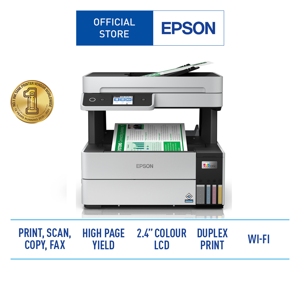 Printer Epson L6460 A4 InkTank Multifungsi ADF Duplex Wireless | Lazada ...