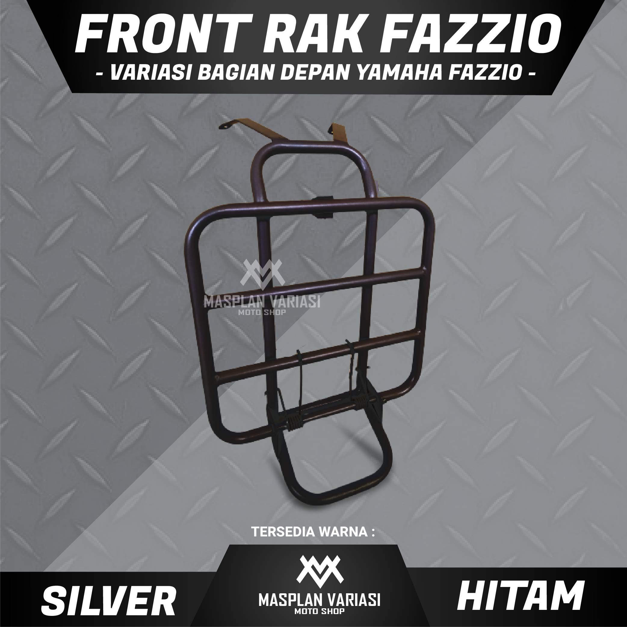 Front Rak Depan Yamaha Fazzio Warna Hitam Dan Silver | Lazada Indonesia