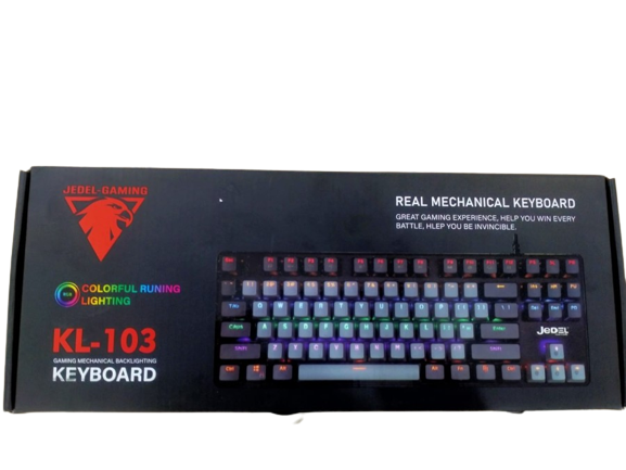 JEDEL KL-103 Keyboard Gaming Real Mechanical RGB Backlighting | Lazada ...