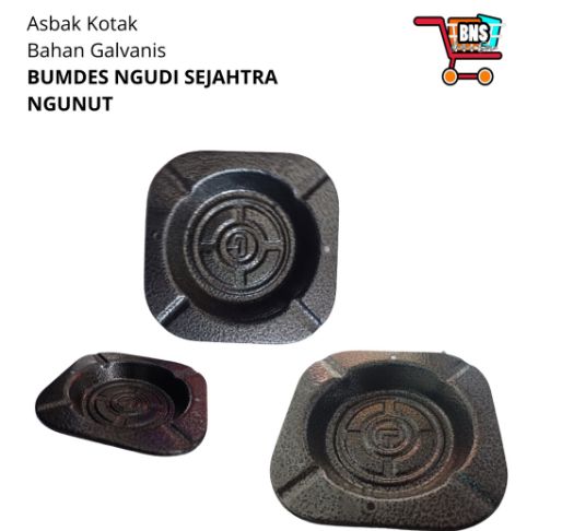 ASBAK BESI MODEL KOTAK | Lazada Indonesia