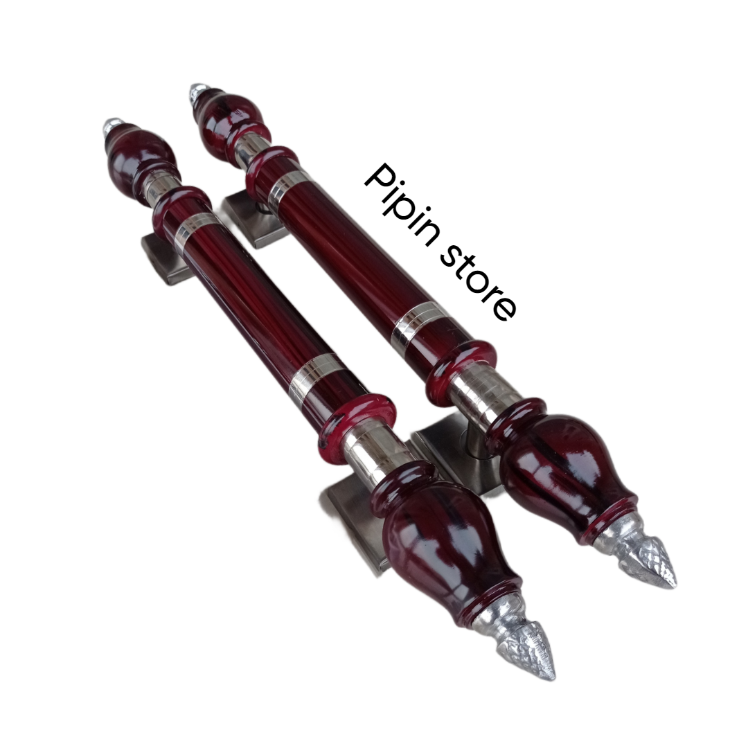 1 Set 2 Buah Handle Gagang Pintu Rumah 45cm + Gembok Kunci - Pegangan ...