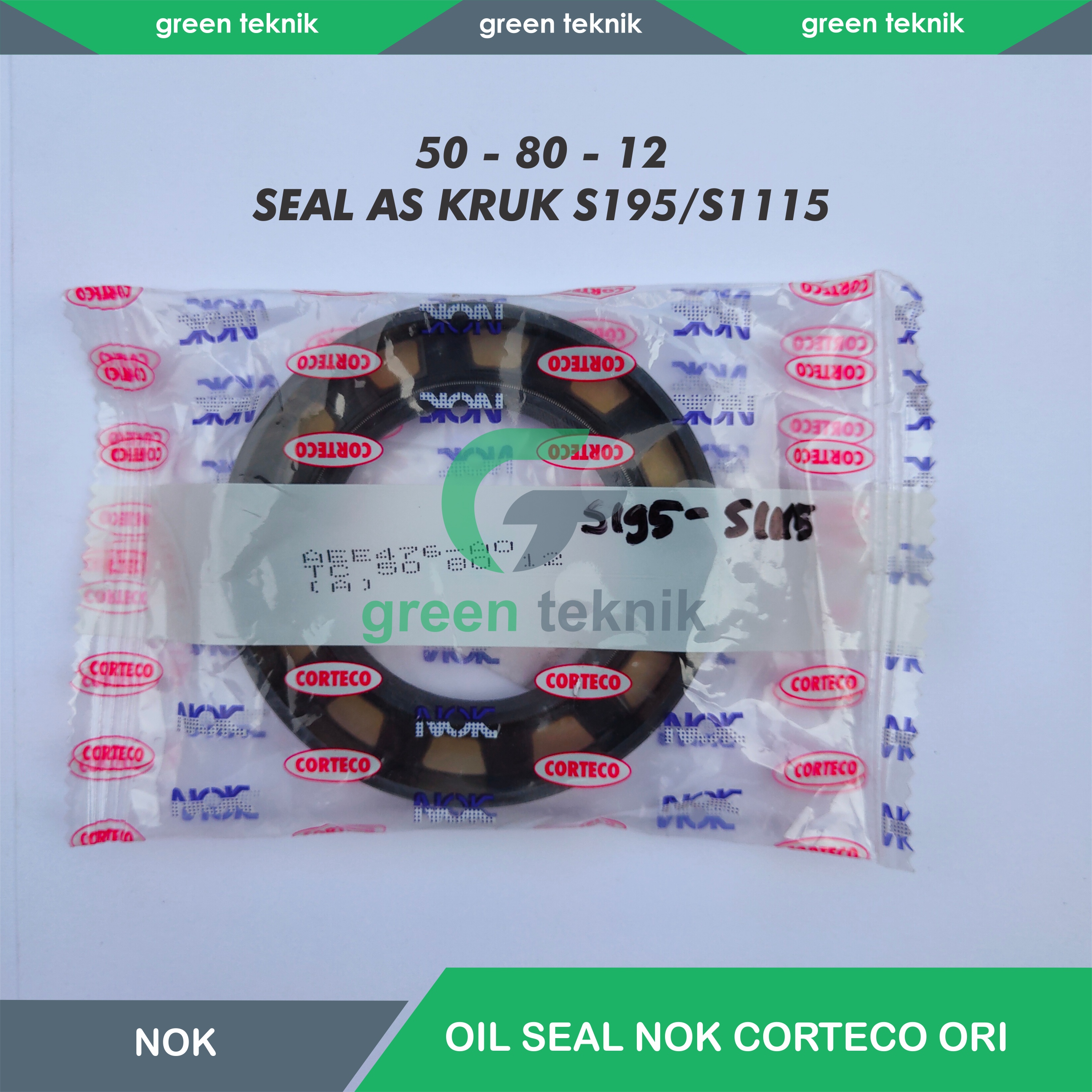 Oil Seal Crankshaft Askruk Diesel S195/S1115 NOK Original | Lazada ...