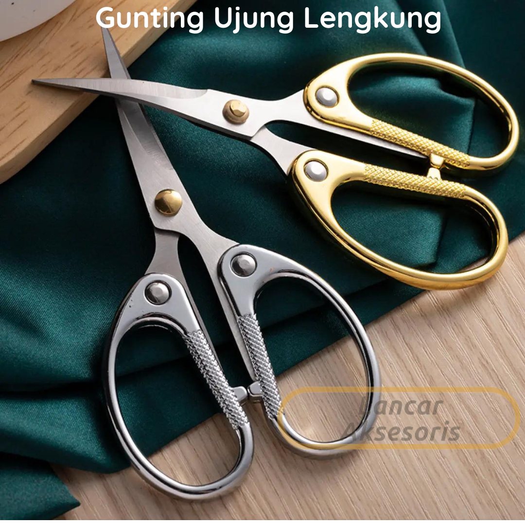 Gunting Tajam Ujung Lengkung High Quality Serbaguna Multifungsi ...