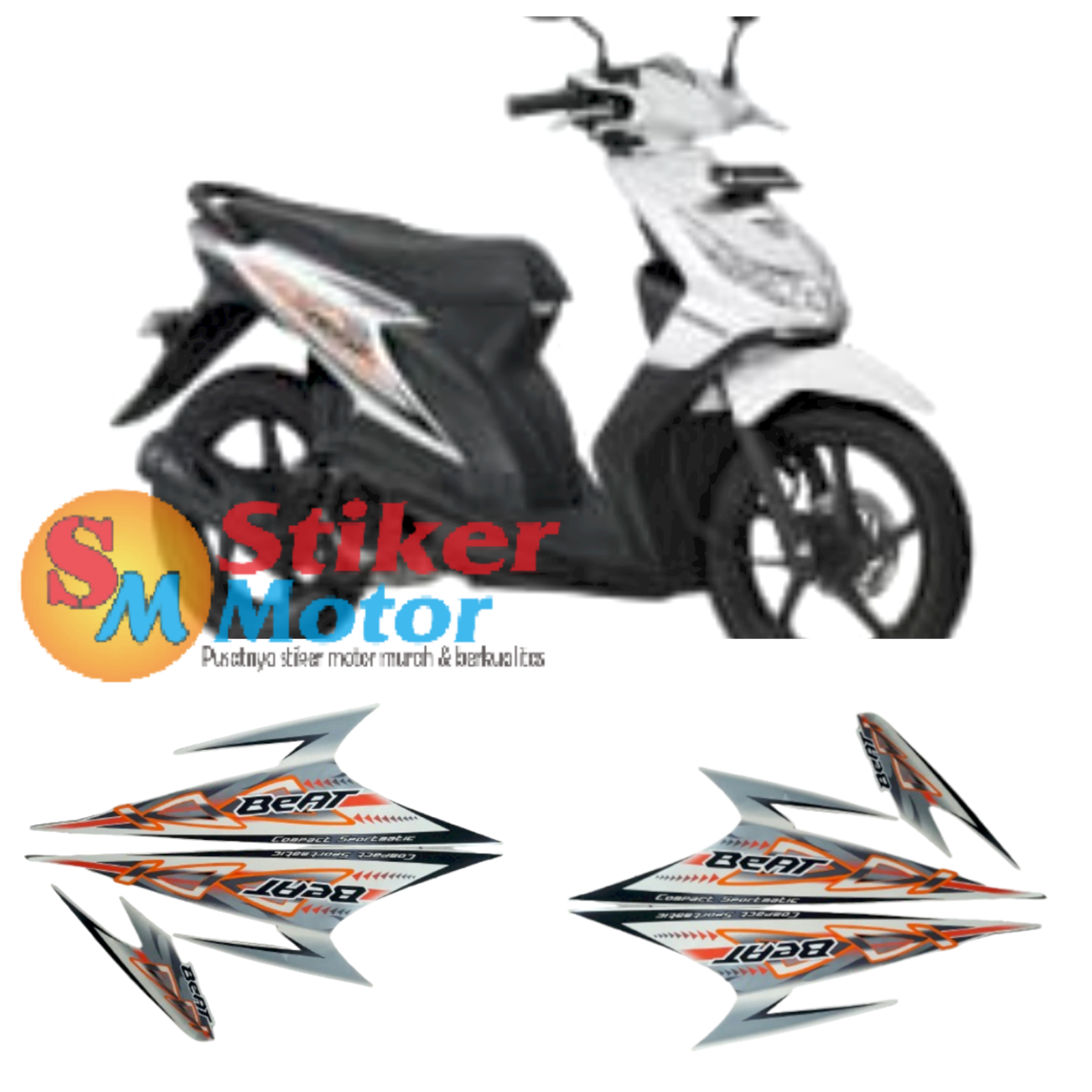 stiker striping motor beat karbu 2012 | Lazada Indonesia