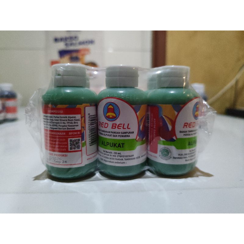 Red Bell Perasa dan Pewarna Alpukat 55 ml | Lazada Indonesia