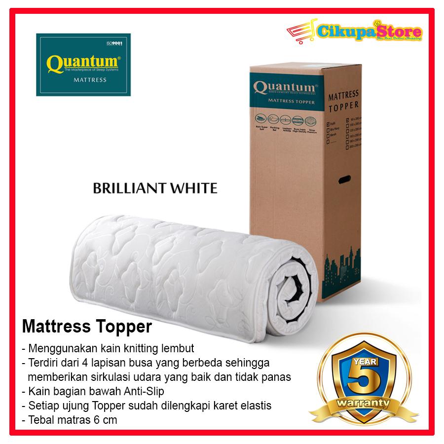Produk Original Quantum Mattress Topper 200x200 Tebal 6 Cm Pillowtop