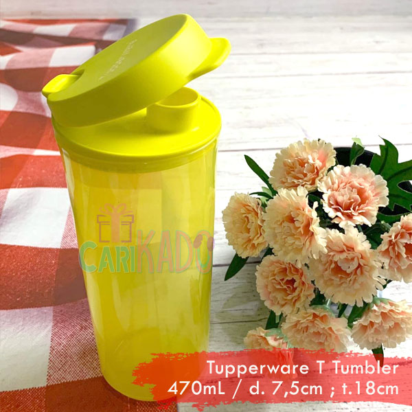 Tupperware T-Tumbler 470mL / botol minum tupperware / giant tumbler ...