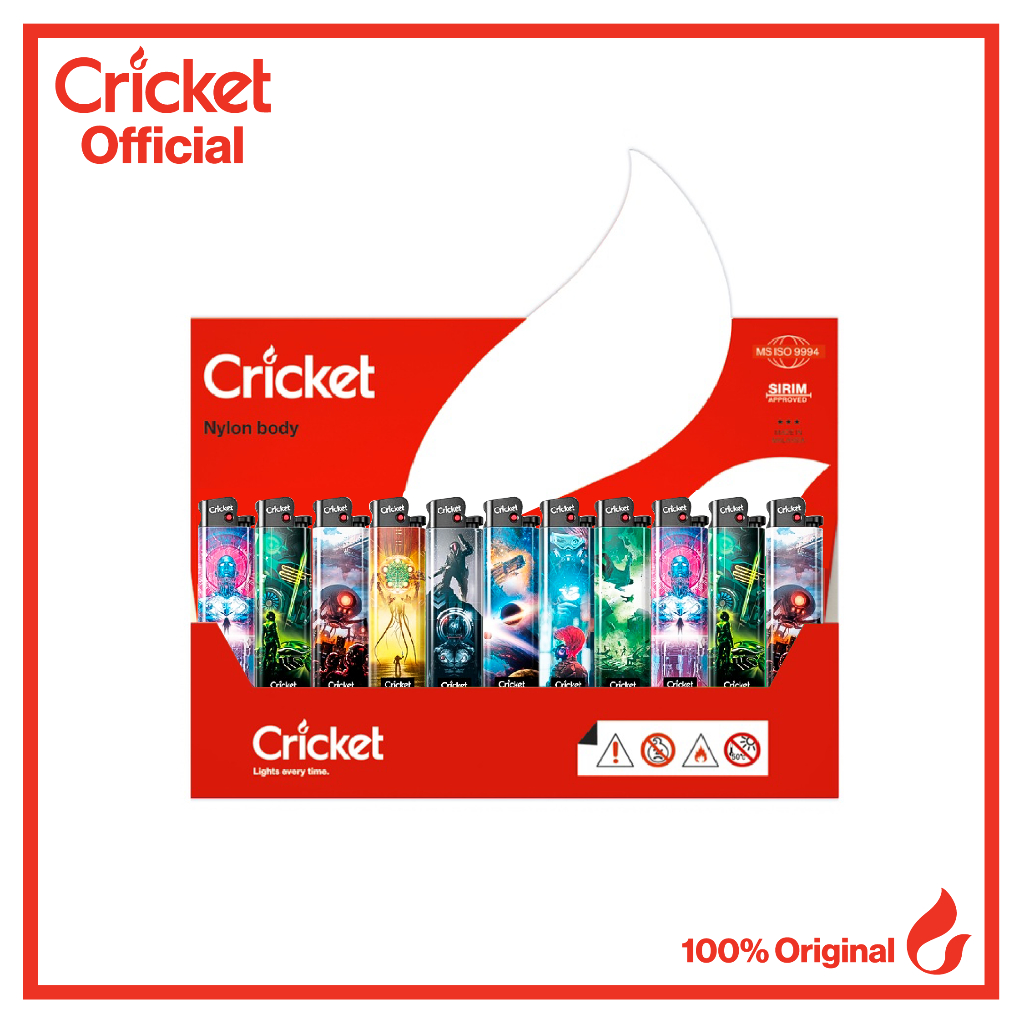 Cricket Korek Api Seri Futurism Box - 50 Pcs | Lazada Indonesia