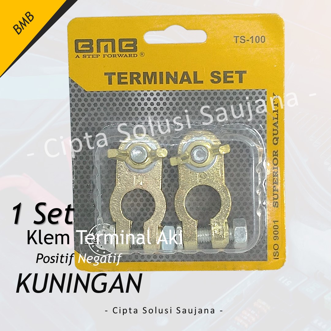 KEPALA AKI LAPIS KUNINGAN SET KLEM TERMINAL AKI MOBIL ACCU | Lazada ...