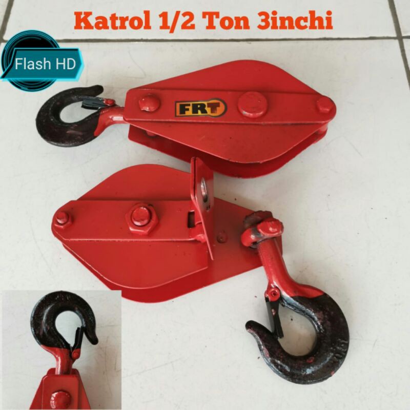 Kerekan Katrol Bangunan 3 inchi ( 500kilo) | Lazada Indonesia