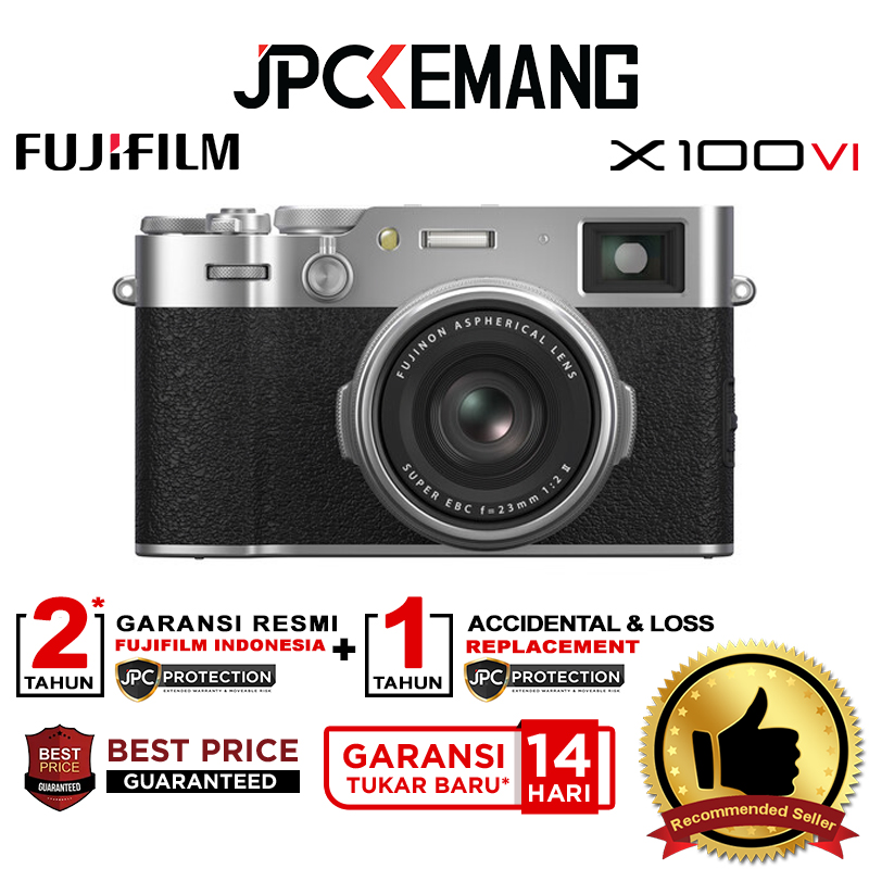Fujifilm X100VI Digital Camera Fuji X100 VI Fujifilm X 100 VI JPC KEMANG GARANSI RESMI | Lazada ...