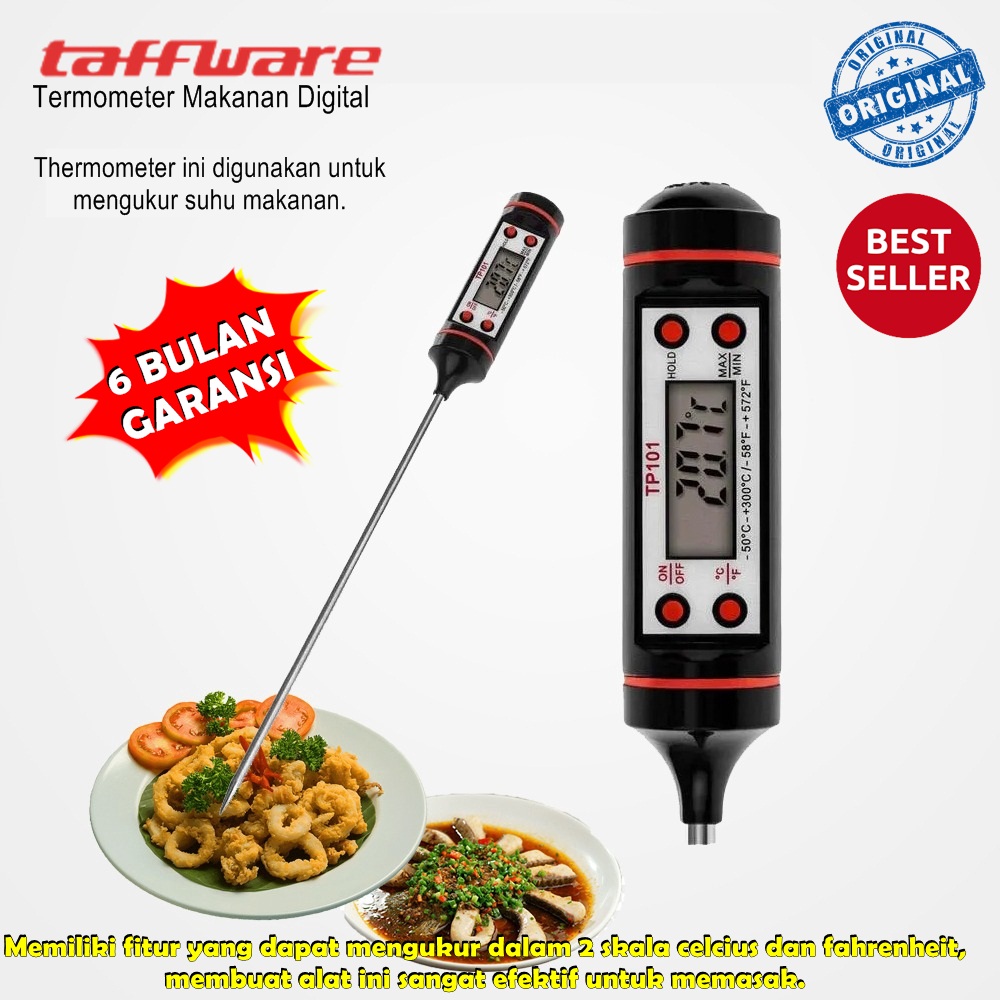 PROMO termometer cek suhu makanan food thermometer digital minuman alat ...