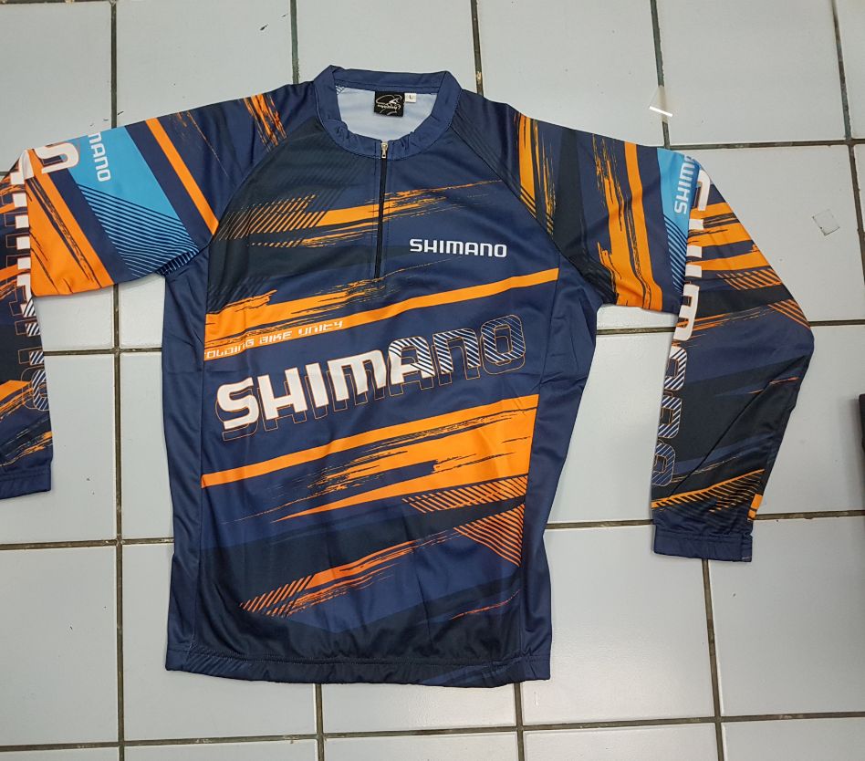 jersey sepeda baju sepeda shimano full print lengan panjang | Lazada ...