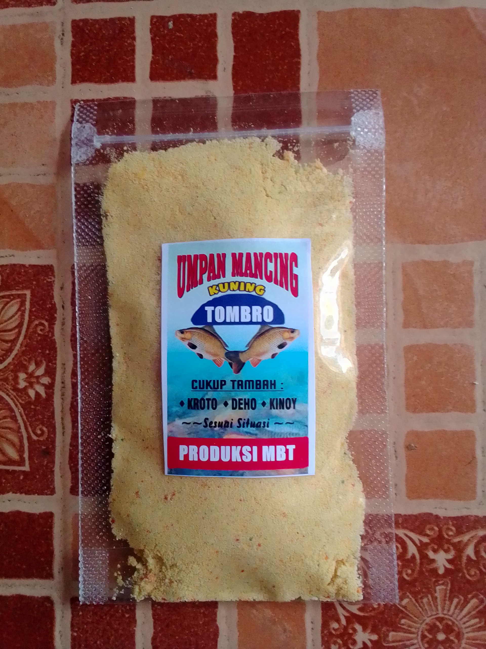 Umpan Mancing Ikan Mas KuningTombro -Ikan Mas Tombro Aroma Amis Wangi ...